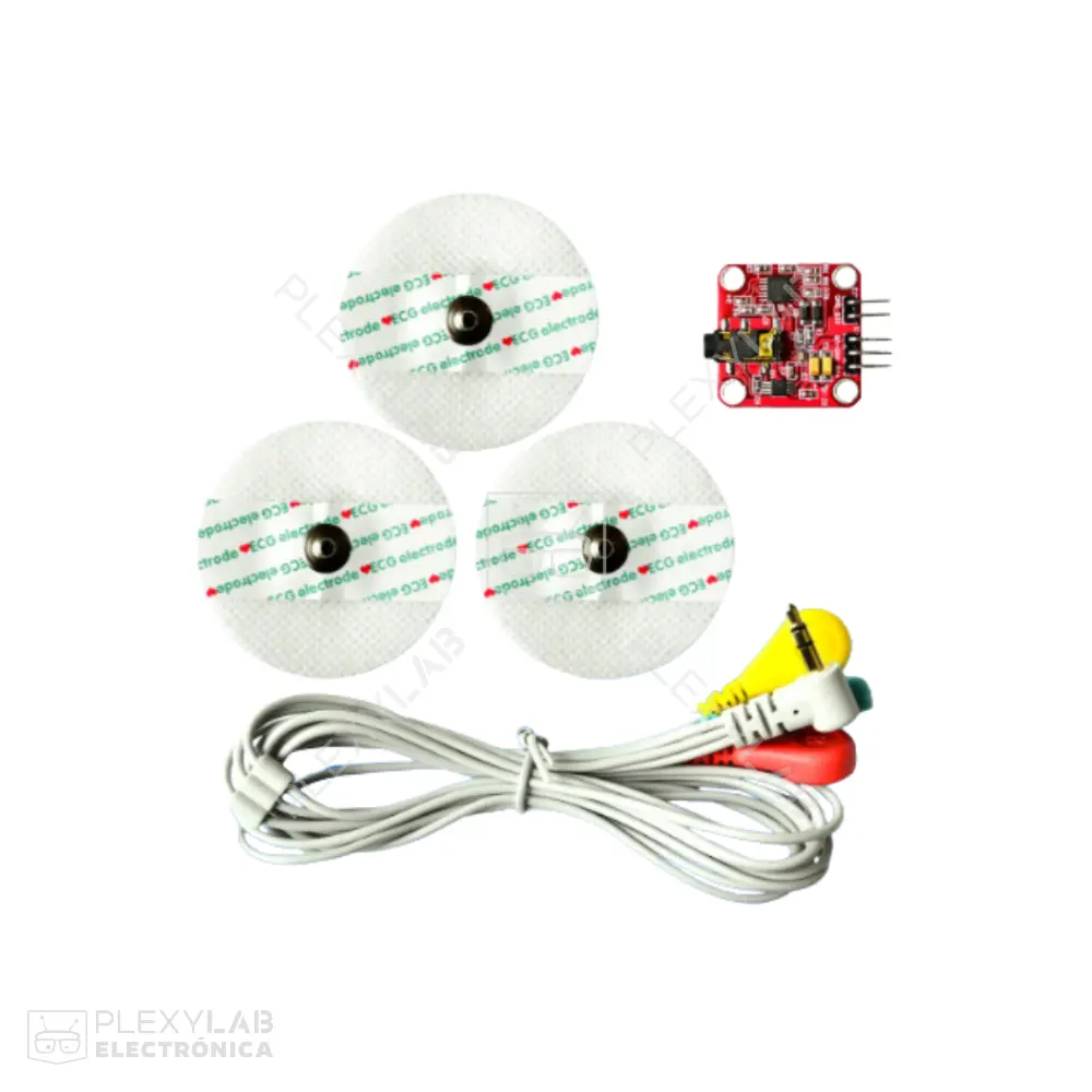 Módulo sensor muscular EMG AD8832 | PLEXYLAB